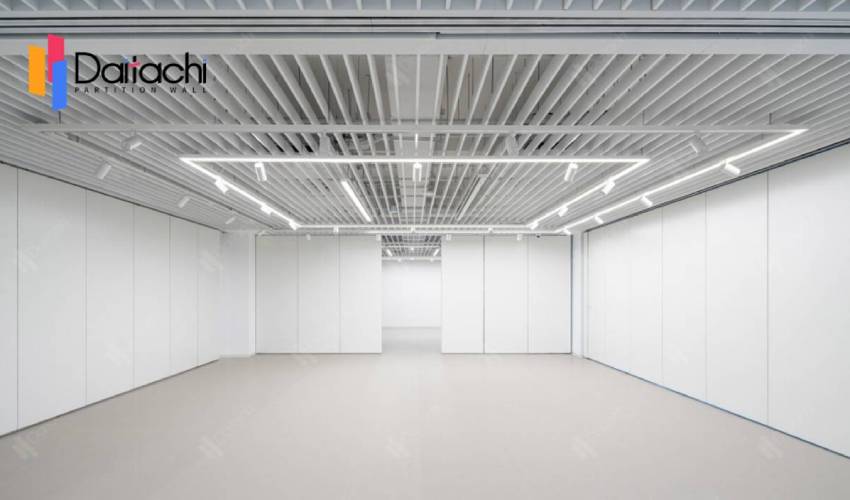 Movable Partition Walls Installed in Community Cultural Space to ...