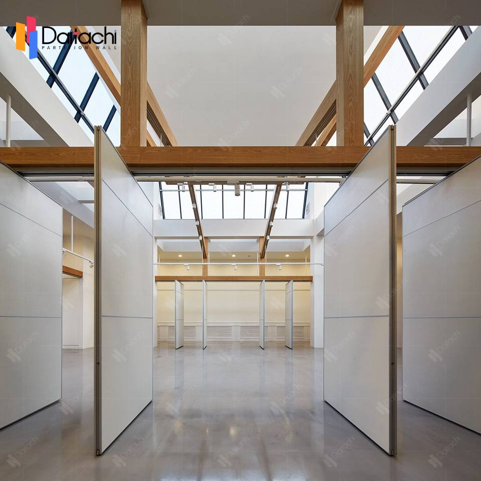 1200mm Wide White Custom Sliding Partition Wall & Operable Wall - Baker ...